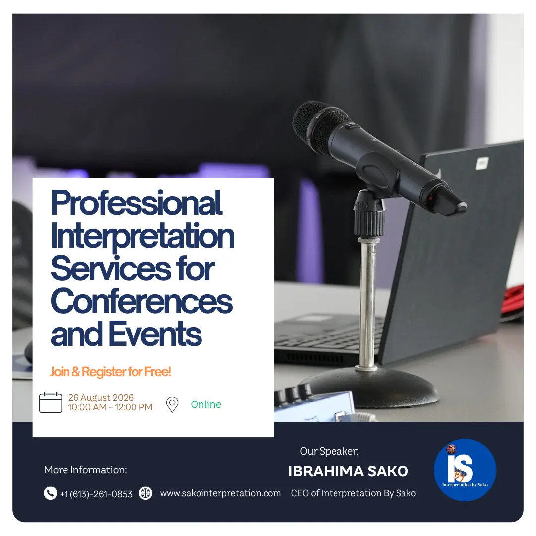 Professional Interpretation Services for Conferences and Events - Sako Voices